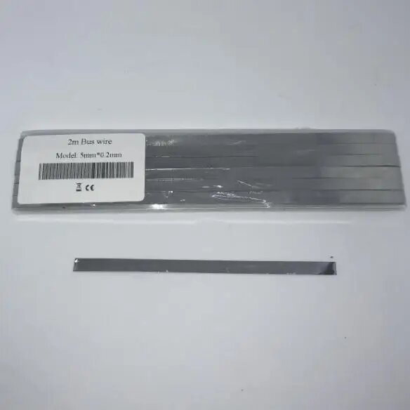 Провод для солнечных панелей из луженой меди 2 метра 2m 4mm x 0.2mm