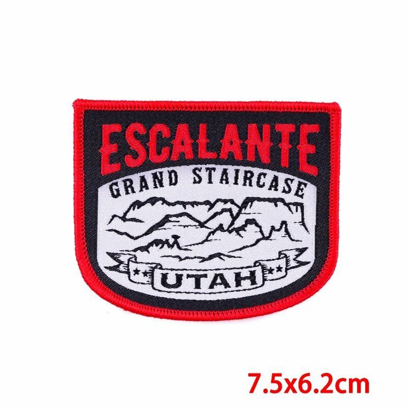 Нашивки горы Prajna Красный, PE7147CT