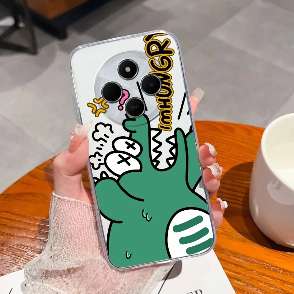 Чехол Xiaomi Poco C75 Зеленый U303, силиконовый