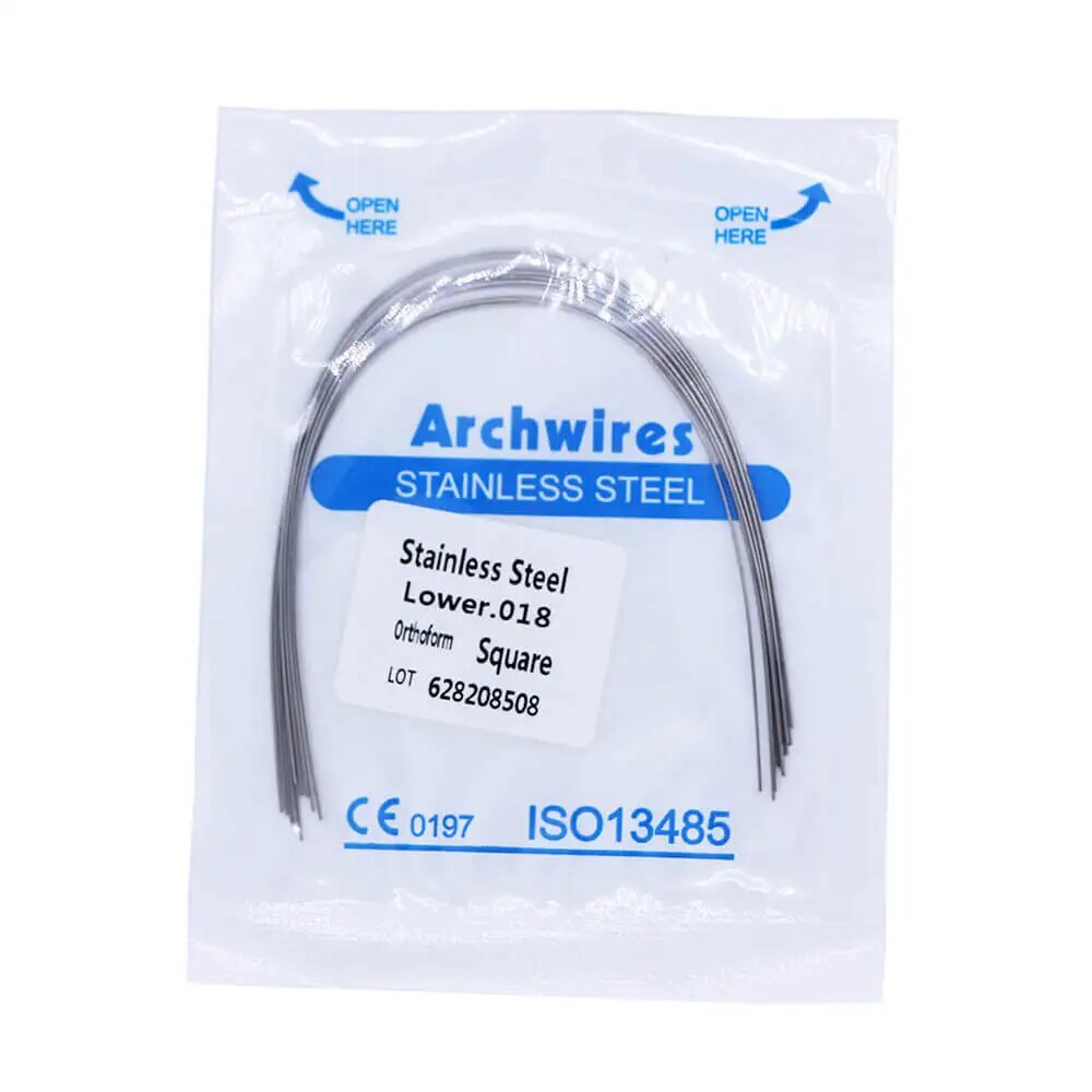 Нержавеющая сталь Archwires 018 Lower