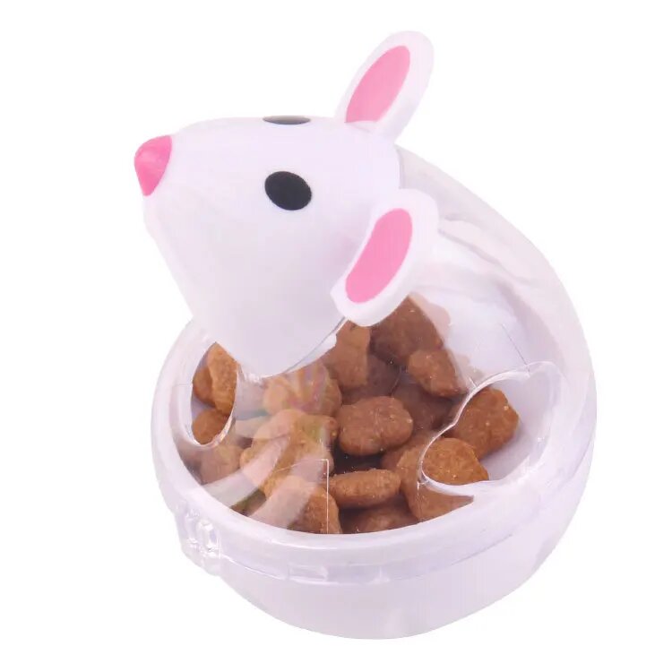Игрушечный шар для кошачьего корма White