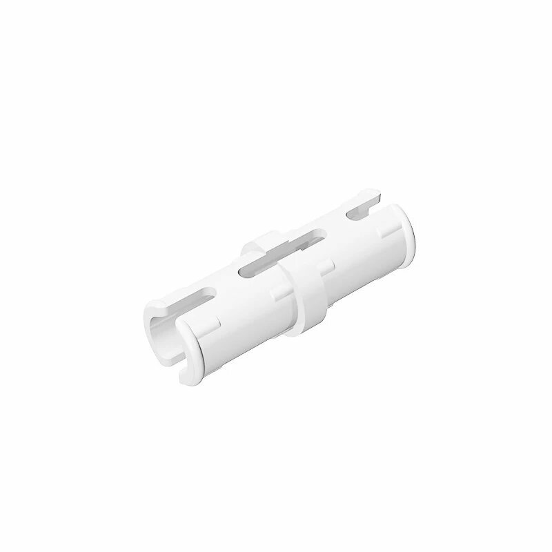 Белые строительные блоки Gobricks 1x2 (10 шт.)