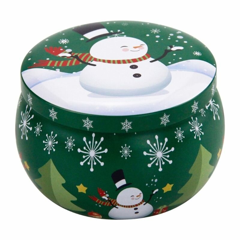 Металлические банки для свечей с крышками, - 3