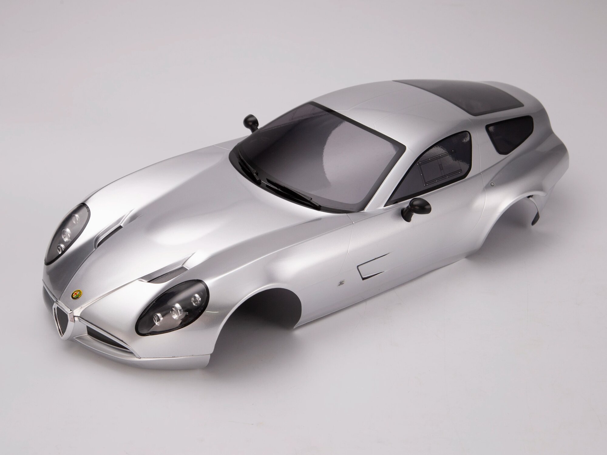 Killerbody RC Alfa Romeo TZ3 Corsa готовый Корпус Серебряный 1/10 Электрический туристический автомобиль