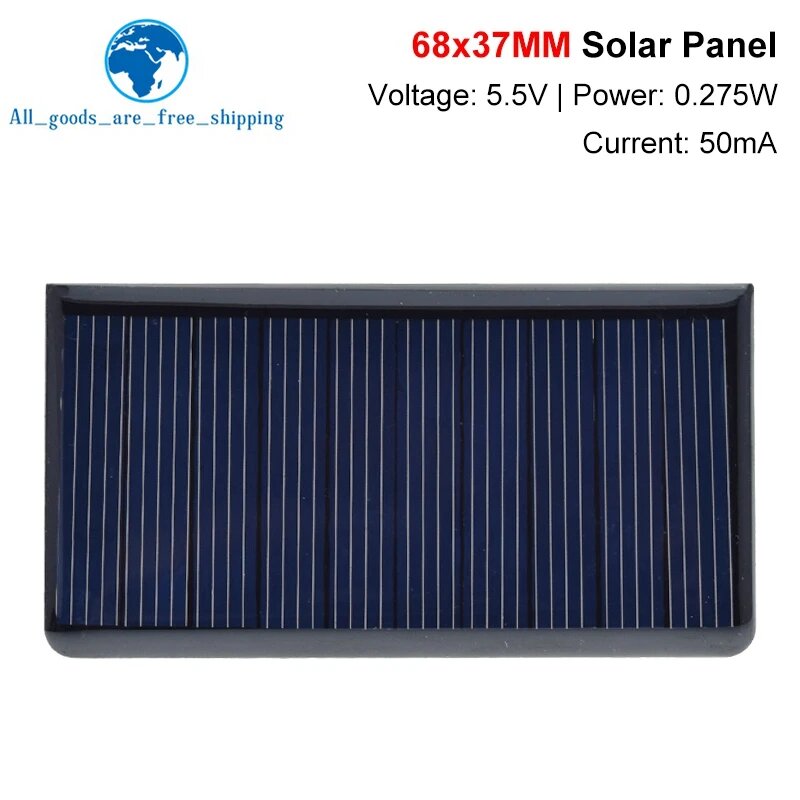 Мини солнечные панели Sunpower 5,5В 50мА