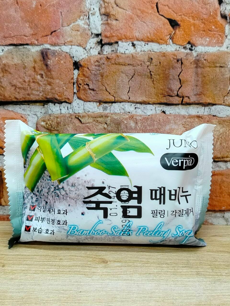 Juno Мыло для рук и тела с Бамбуковой солью 150 гр