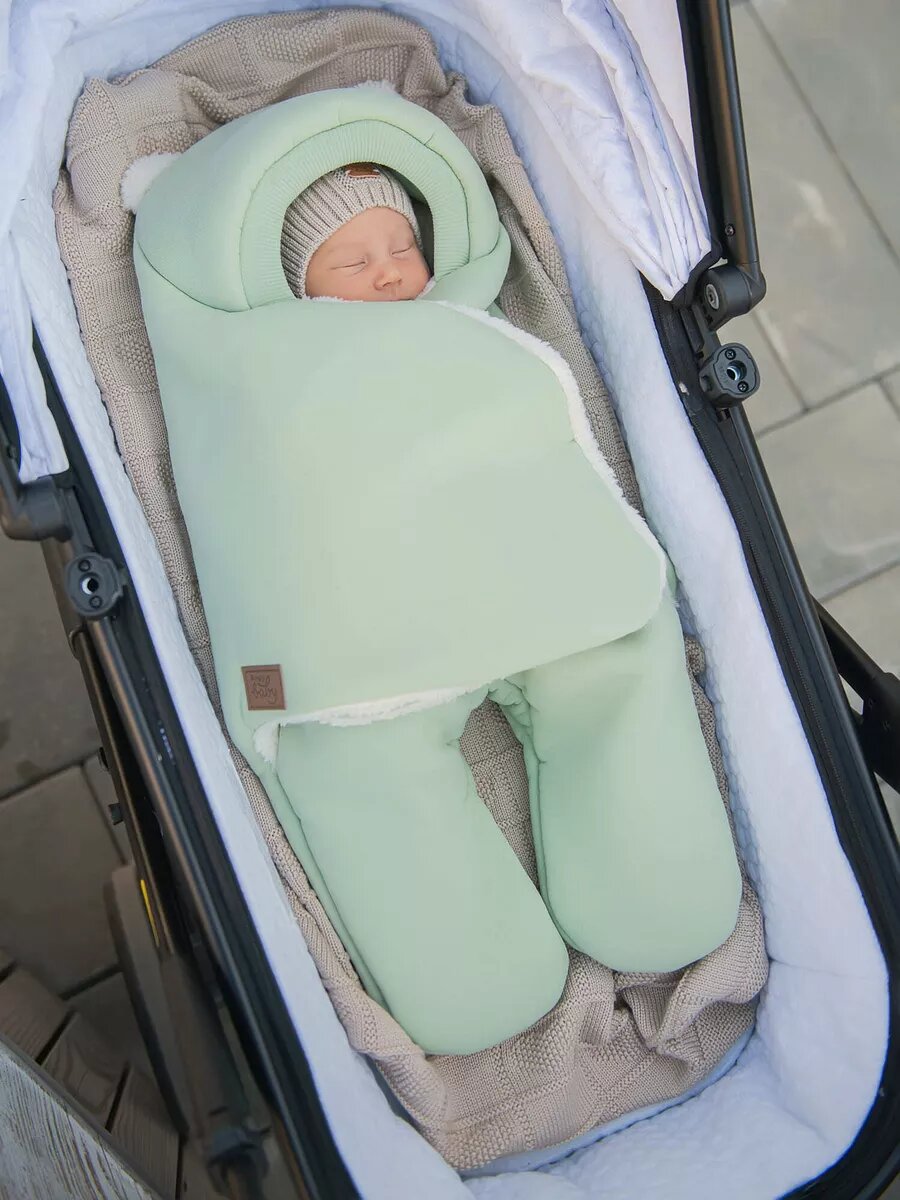 Конверт для новорожденного на выписку на прогулку в машину BUNGLY