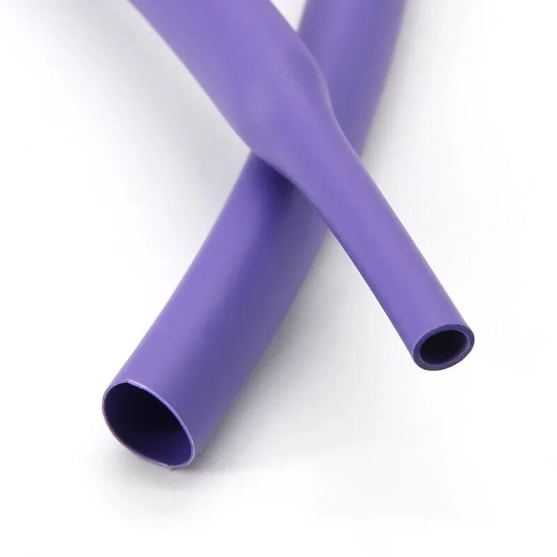 Термоусадочная трубка фиолетовая 2:1 1,5-50 мм PE 5 meters, 10mm