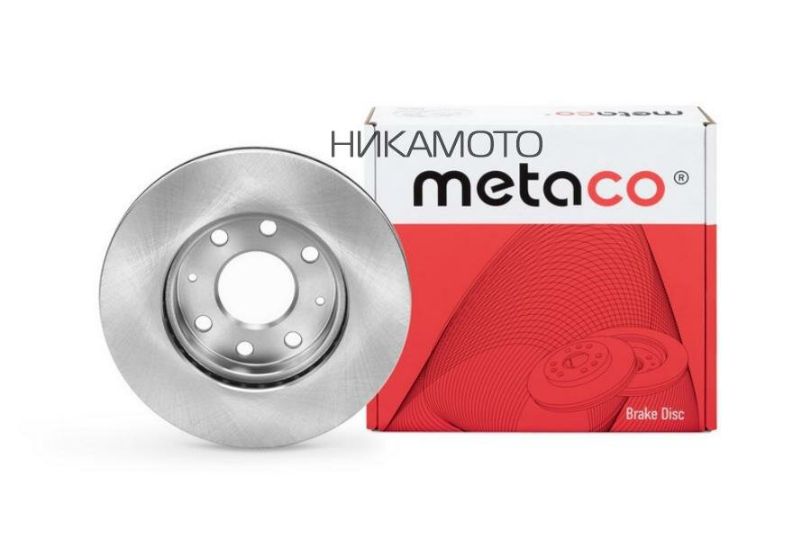 METACO 3050-443 Диск тормозной передний вентилируемый CHEVROLET AVEO (T200) (2003-2008)/AVEO (T250) (200 D=236 mm.
