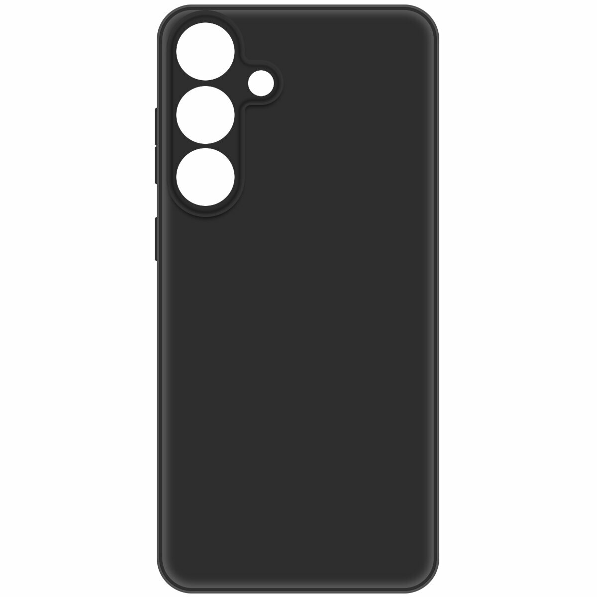 Чехол-накладка Krutoff Silicone Case для Samsung Galaxy S25+ черный
