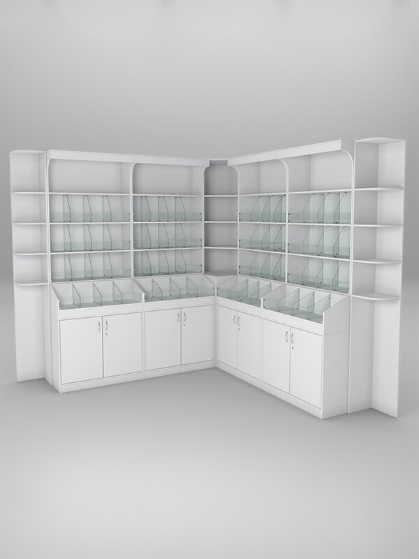 Комплект стеллажей "ко" №6, Белый. Производитель товара - компания Westcom.