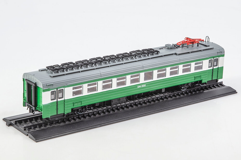 Модель коллекционная MODIMIO Вагон моторный ЭД4М для электрички (наши поезда #24) рельса в комплект не входит