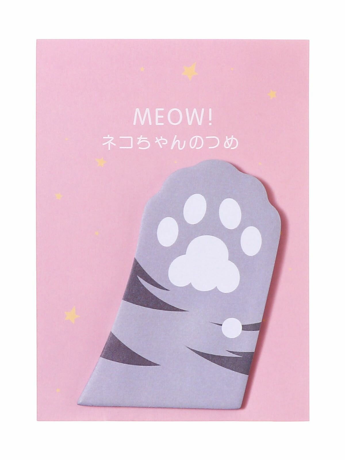 Блок бумаги "Серая лапка" для записей с клеевым краем, набор самоклеящихся стикеров, клейкая бумага для заметок, 45 х 75 мм, 30 листов