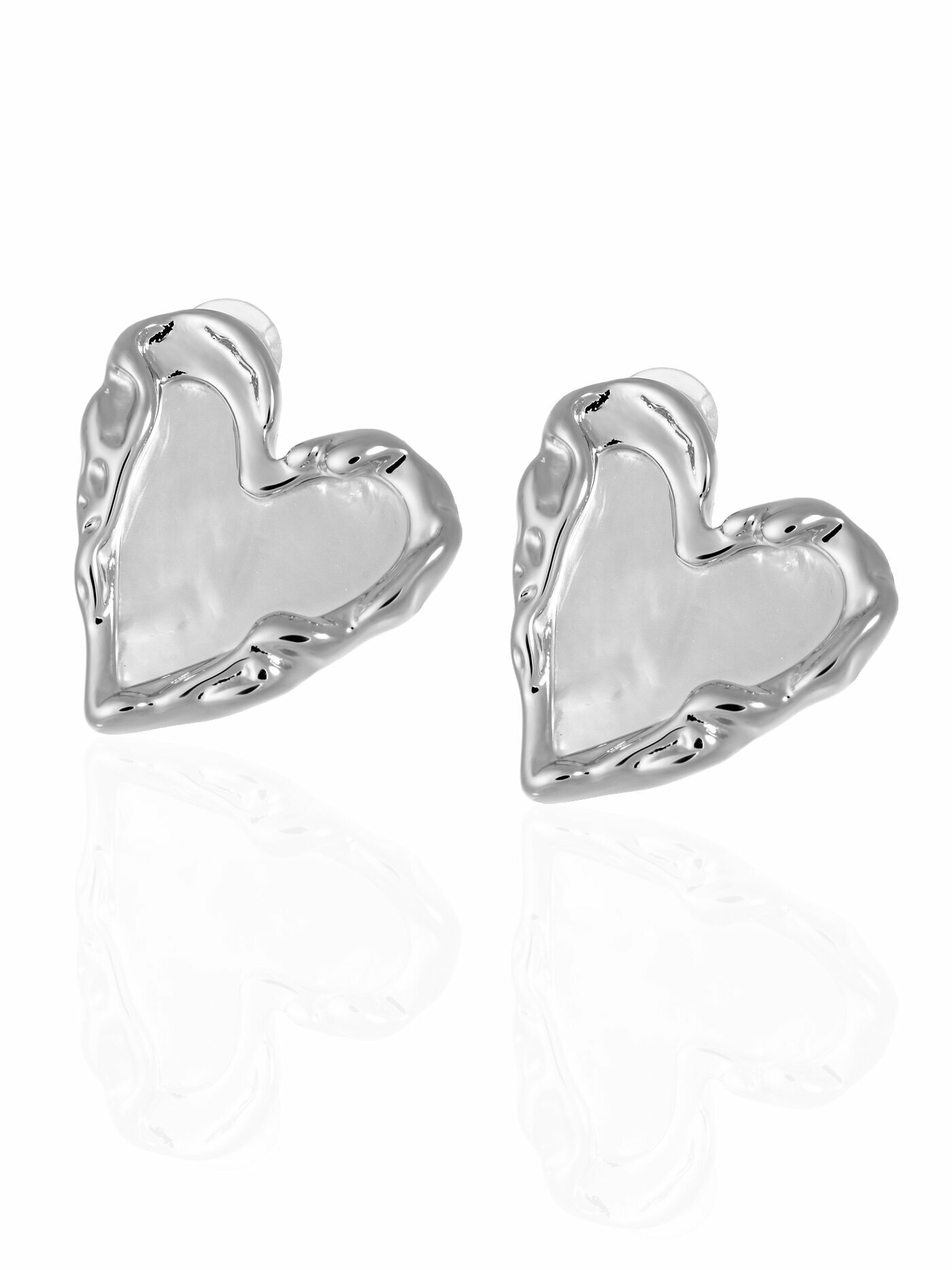 Серьги с подвесками, перламутр