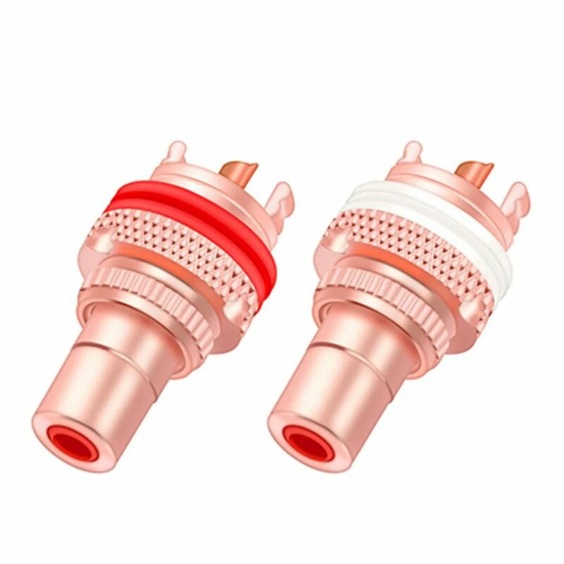 4 шт. медный CMC RCA гнездовой разъем для подключения AV аудио-видео разъема