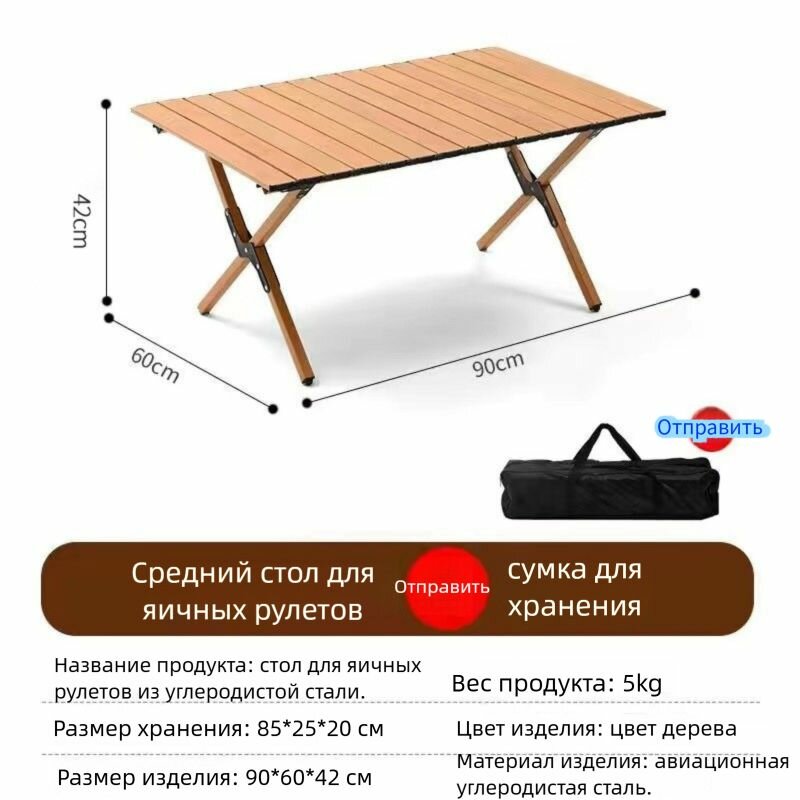 Экспедиционный Комплект: Складной Стол из Углеродистой Стали и Кемпинговое Кресло Кермит Готовься к Покорению Дикой Природы!