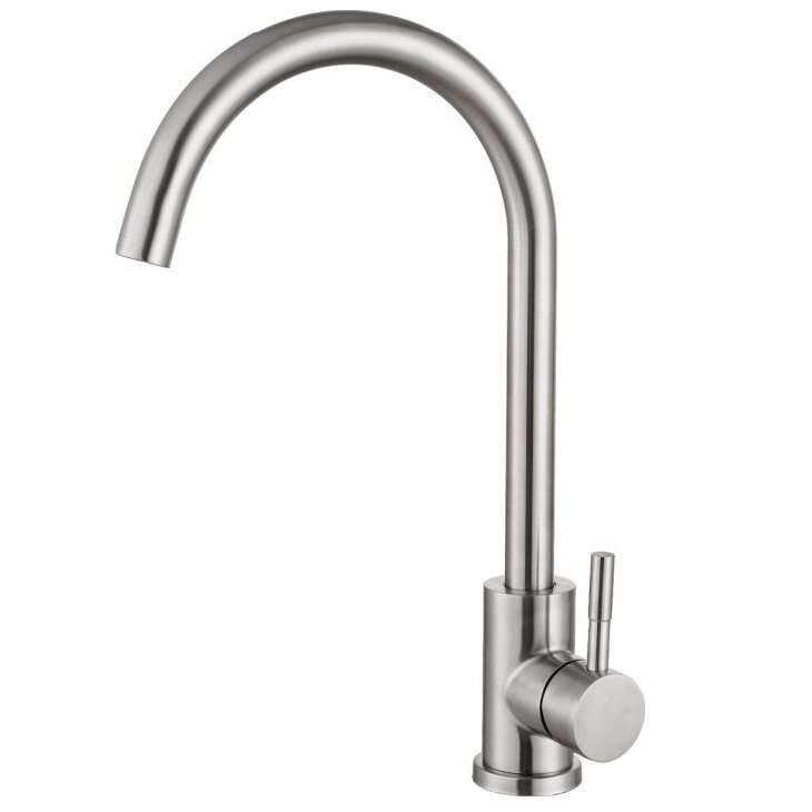 Смеситель для кухни Haiba HB71304-3 сталь