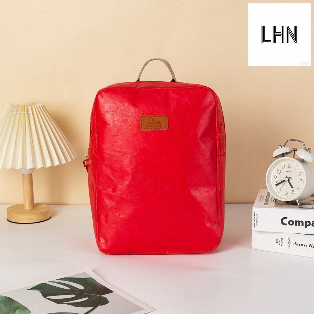 Рюкзак SMALL ANT BAG Dupont Paper, крафт-бумага, водонепроницаемый, городской стиль, 30 см x 23 см x 12 см