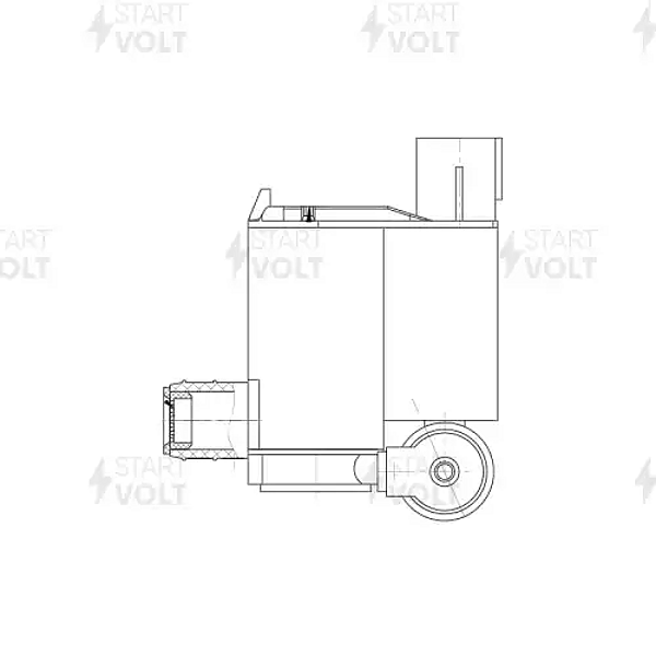 STARTVOLT swp-0502 насос омывателя для а / м Chevrolet (Шевроле) Lacetti (Лачети) (04-) (с задн. омыв.) (swp
