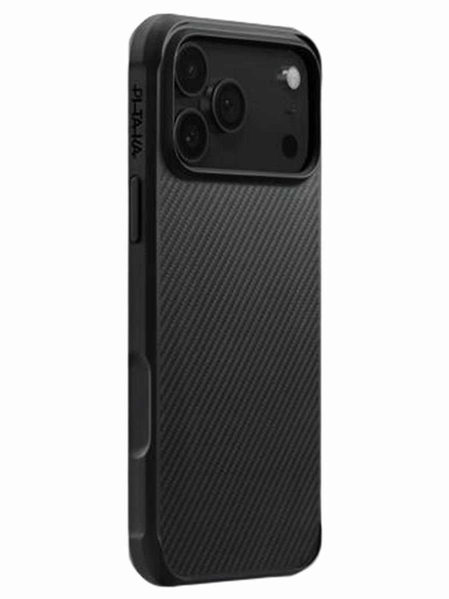 Чехол Pitaka Aramid ProGuard case для iPhone 17 Pro Max 600D Black/Grey (Twill)