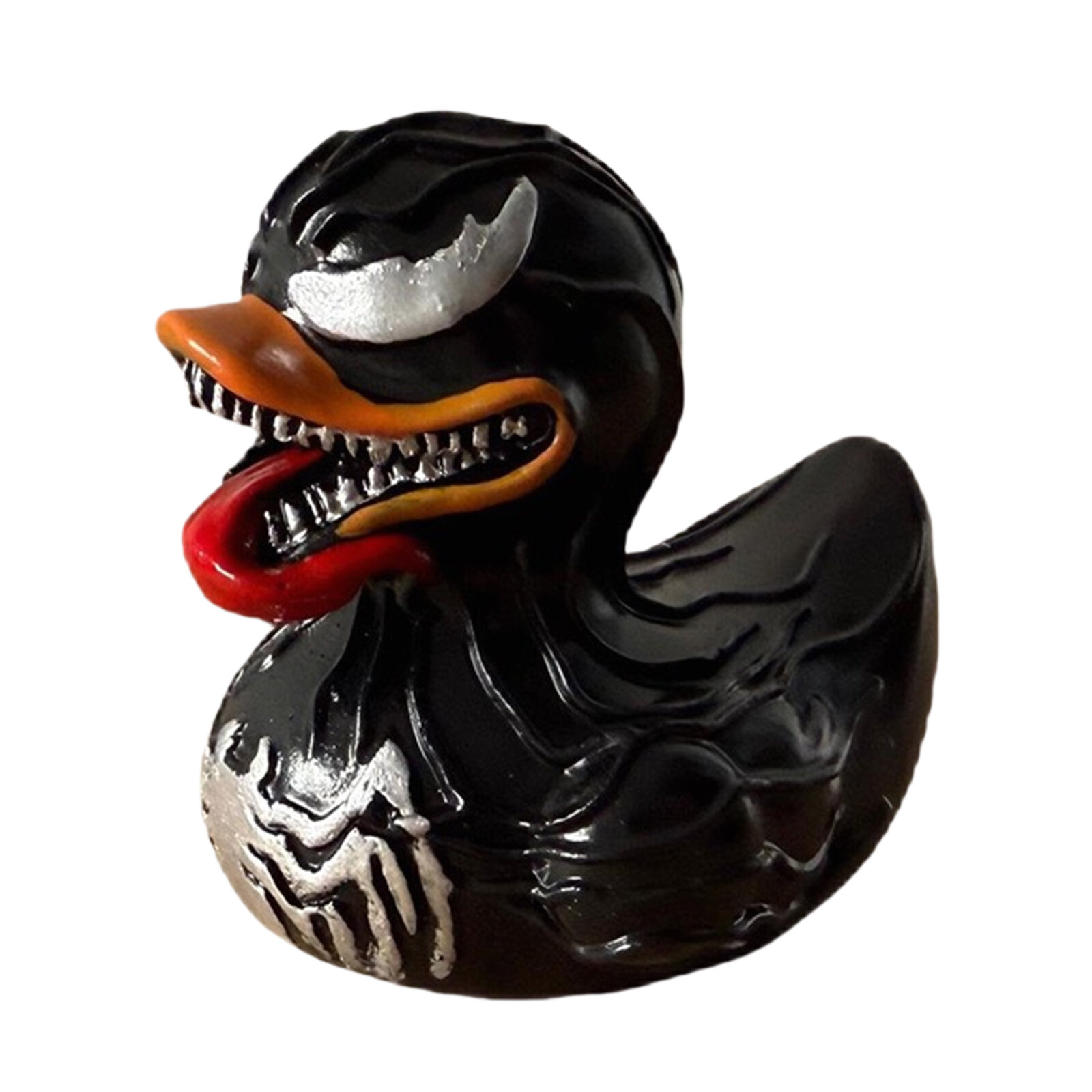 Злая Инопланетная Утка Миниатюра Скульптура Смола Ручная Работа Декор Для Авто И Офиса