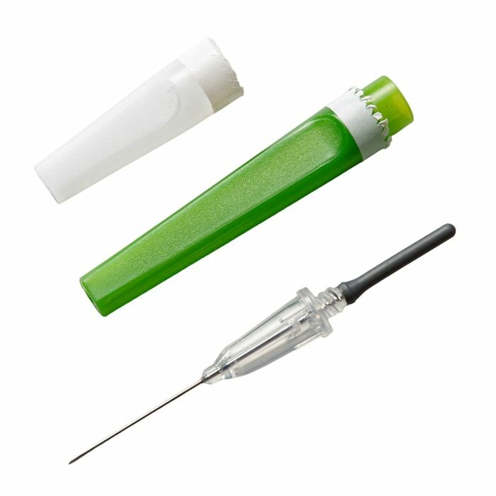 Игла двусторонняя с визуальной камерой для вакуумного забора крови, 08х38мм, 21G, 100шт.