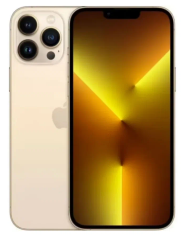 Смартфон Apple iPhone 13 ProMax，золотой，6 ГБ/512 ГБ，6.7 дюйма，A15 Bionic