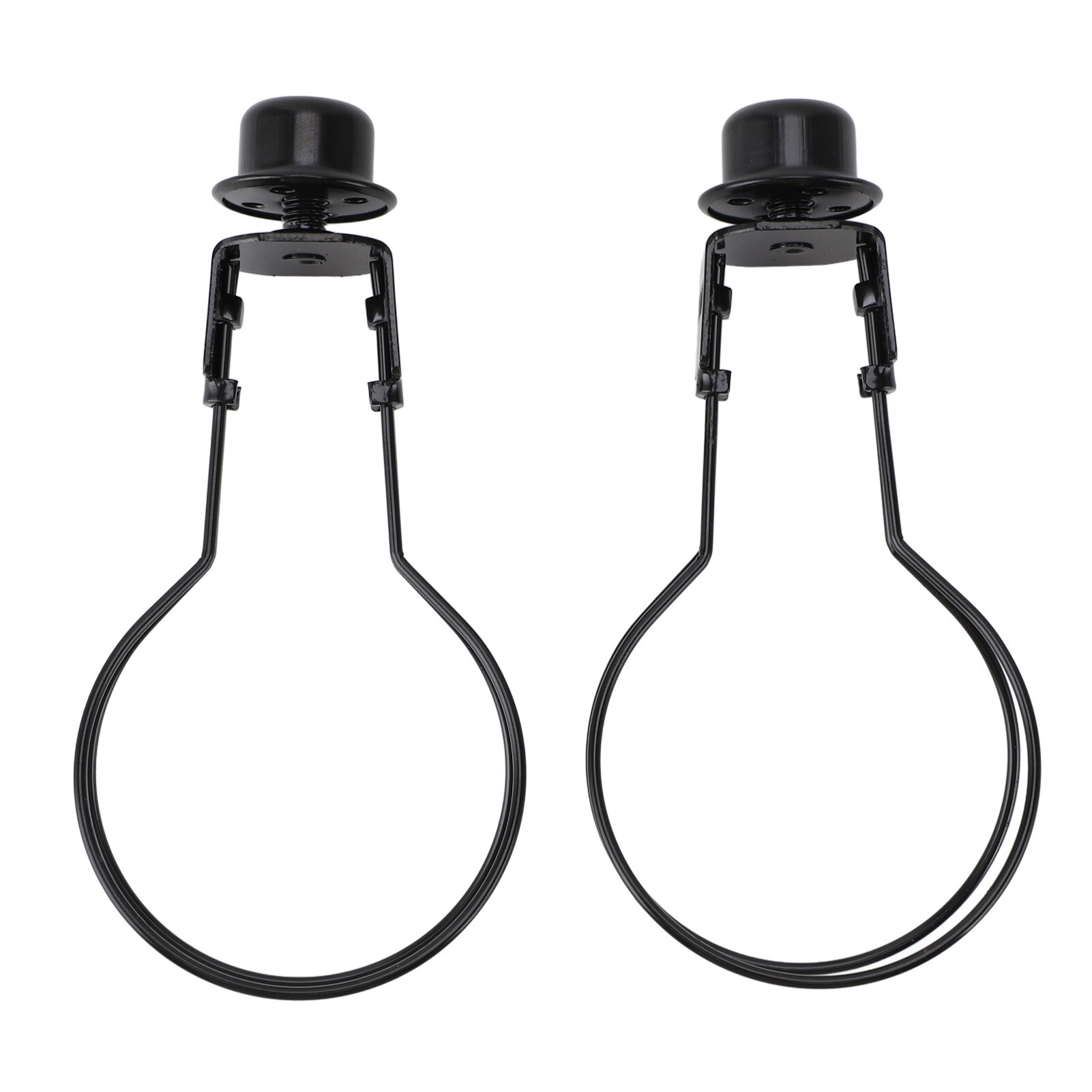 Адаптер зажима для лампы металлический провод нержавеющий зажим на абажуре лампы с наконечником для настольной лампы напольная лампа 2 шт черный