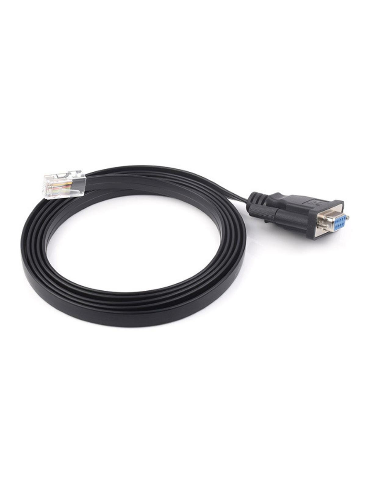 Professional RS232 to RJ45 Console Cable RS232 DB9Pin Female to RJ45 Console Debugging Line for Networking Devices 1.8m