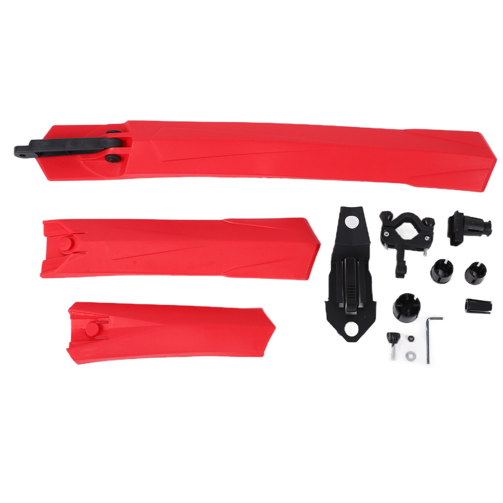 Велосипедный грязезащитный щиток из эластичного пластика, который можно очищать, велосипедные компоненты для езды на велосипедеКрасный