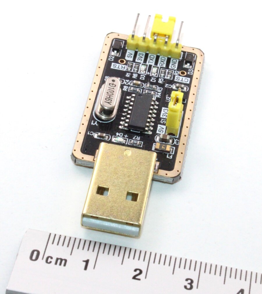 USB-TTL(UART) CH340G поддержка 3.3/5V, Адаптер интерфейсный