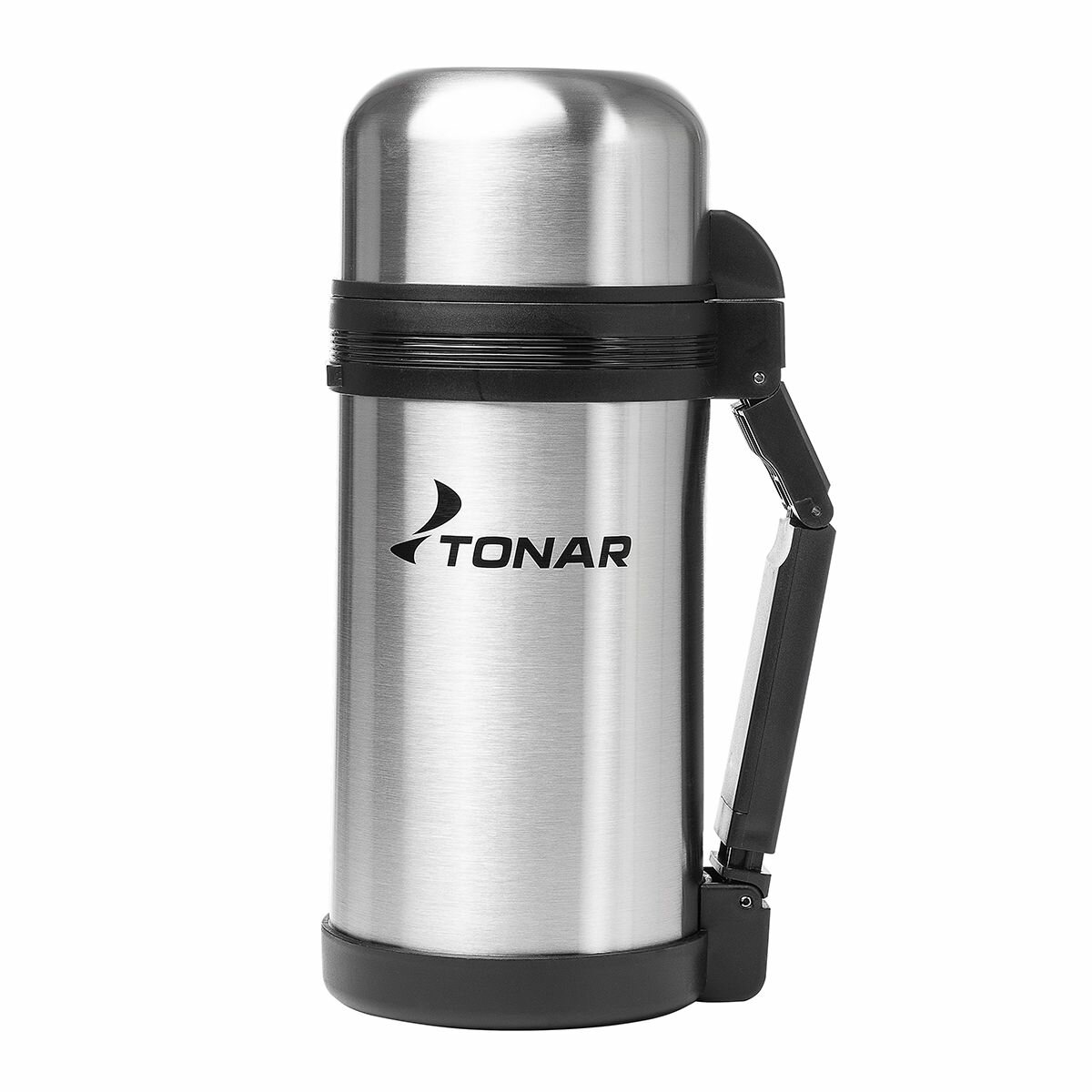 Термос для рыбалки и охоты стальной с широким горлом Tonar 1.2 литр, термос походный, туристический