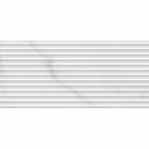 Настенная плитка Cersanit (Церсанит) Omnia белая рельеф OMG052D 20х44 см (1.05 м2)