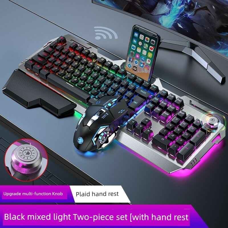Игровой комплект Lenovo Savior R9000P: беспроводная механическая клавиатура и мышь, зеленые переключатели, для