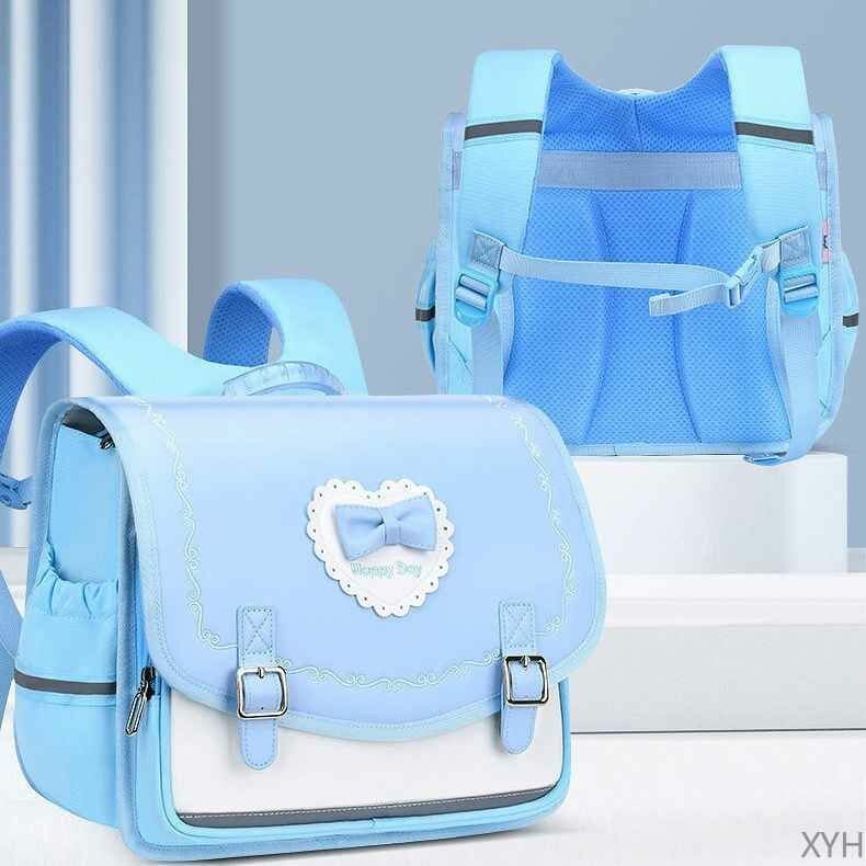 Модный школьный ранец для учеников начальной школы/ вместительный рюкзак в британском стиле для мальчиков и девочек/ детская сумка для учебников