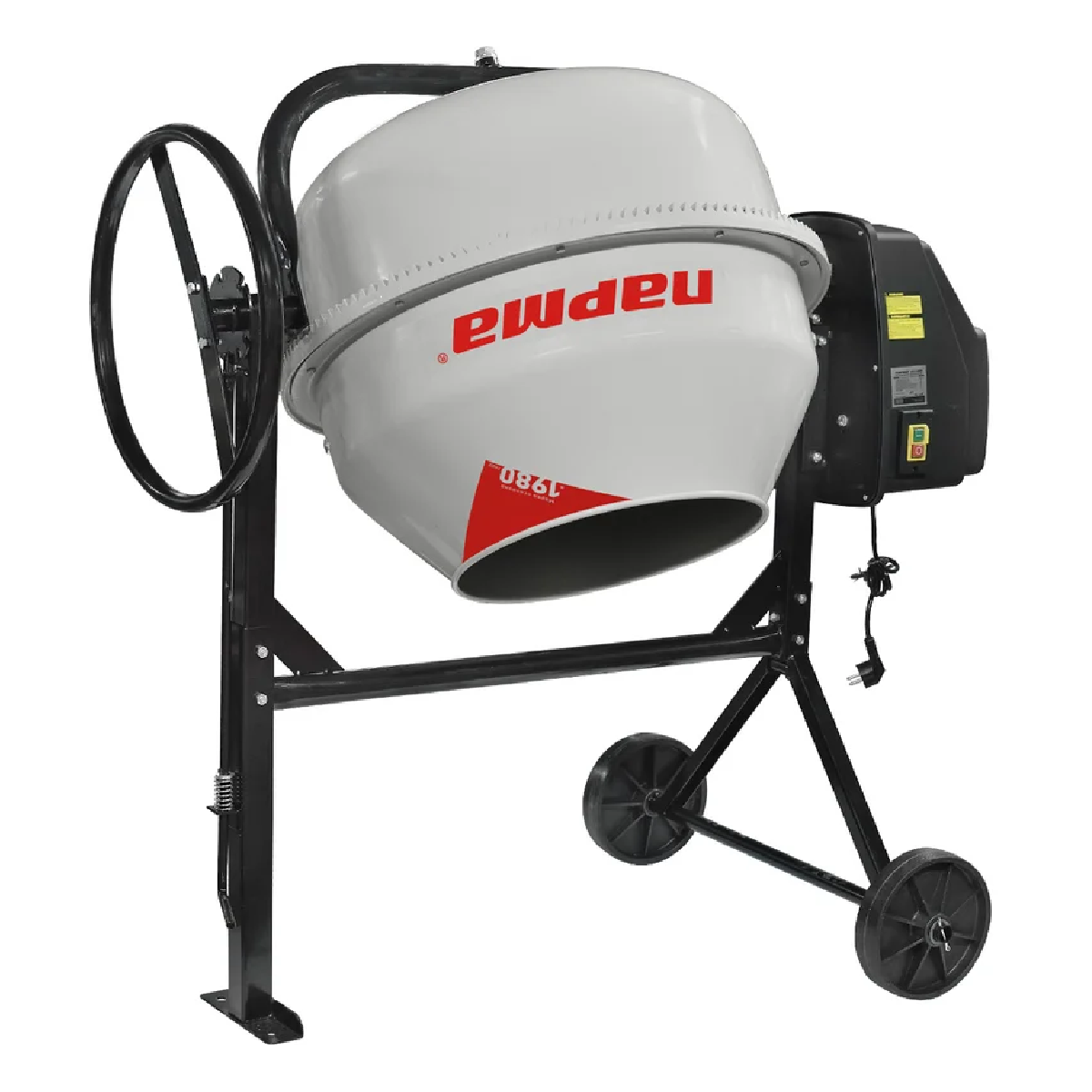 Бетономешалка парма БСЛ-160Ч 02.001.00036, 160 л, 700 Вт, черный/серый