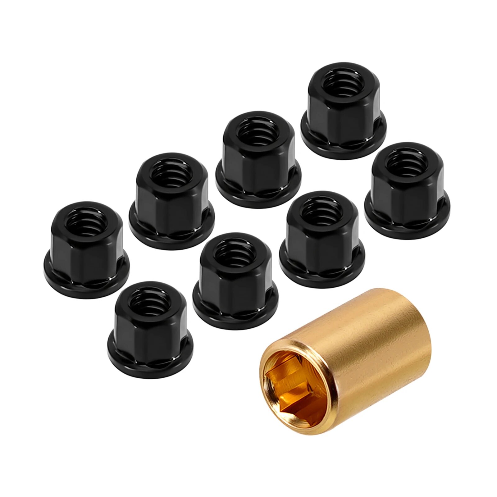 Колесные гайки INJORA M2 Black 8pcs