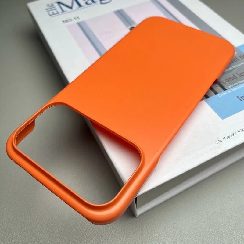 Тонкий Безрамочный Охлаждающий Чехол Для iPhone С Матовой iPhone17 Pro Max, Оранжевый, Orange