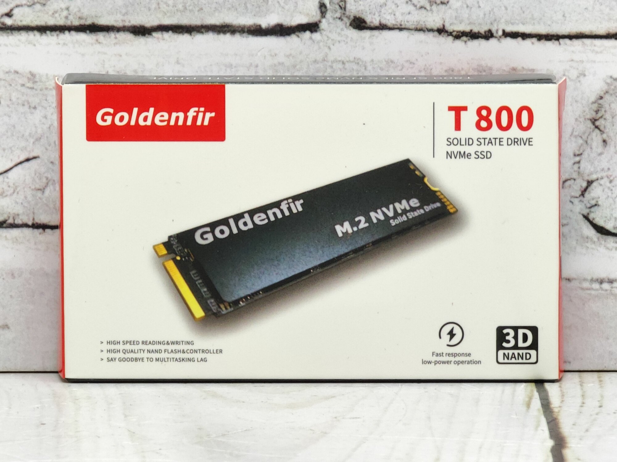 Диск SSD NVME 512 GB Goldenfir T800