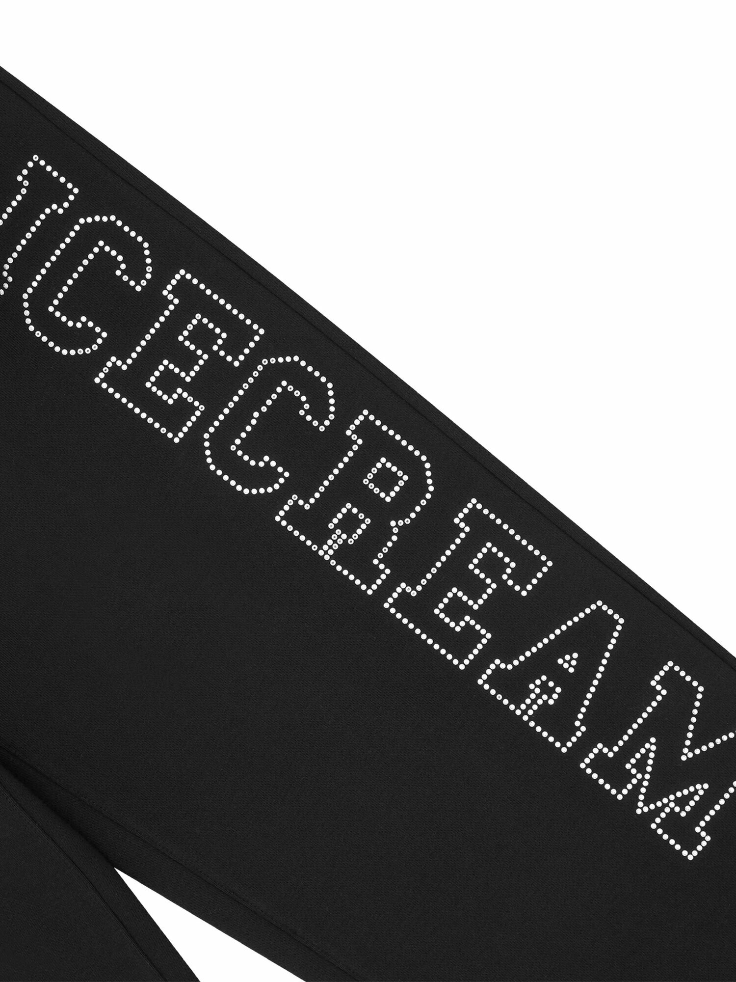 Брюки Ice Cream Rhinestone logo trousers, размер L, black/black — фото 1