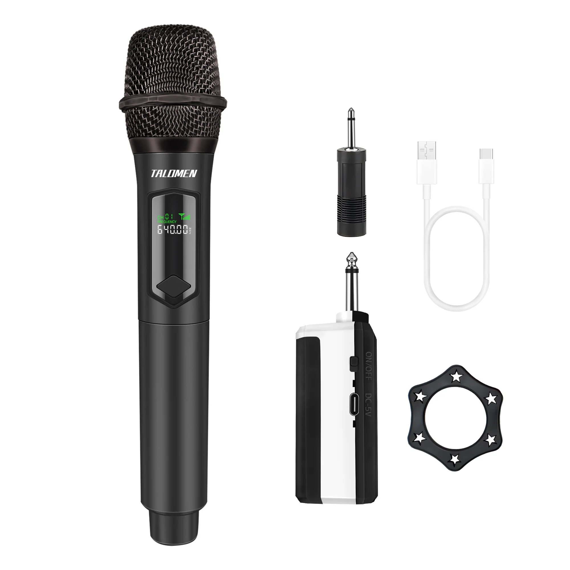 TALOMEN K601 Беспроводной микрофон Black