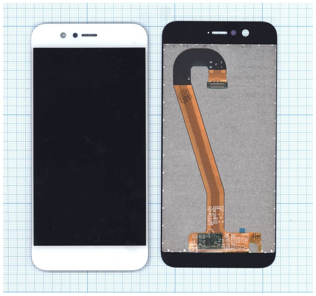 Дисплей для Huawei Nova 2 в сборе с тачскрином белый