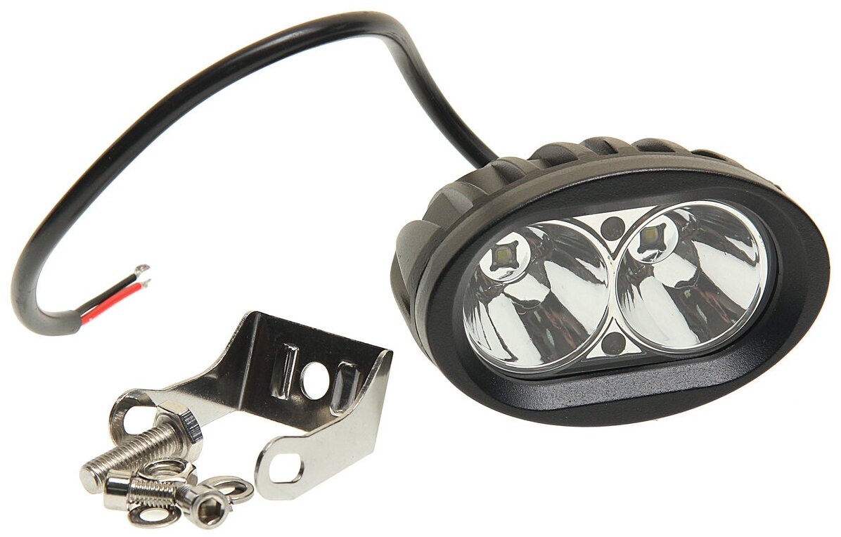 Фара рабочего света 97х62мм 50-20W (сфокусированный свет) овальная MISTAR MIS-5420W SPOT