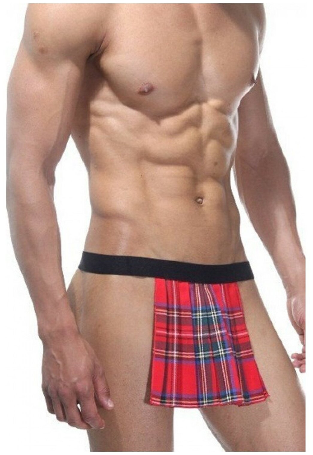 Мужская набедренная повязка красная в клетку LaBlinque LB15207 L/XL (50-52)