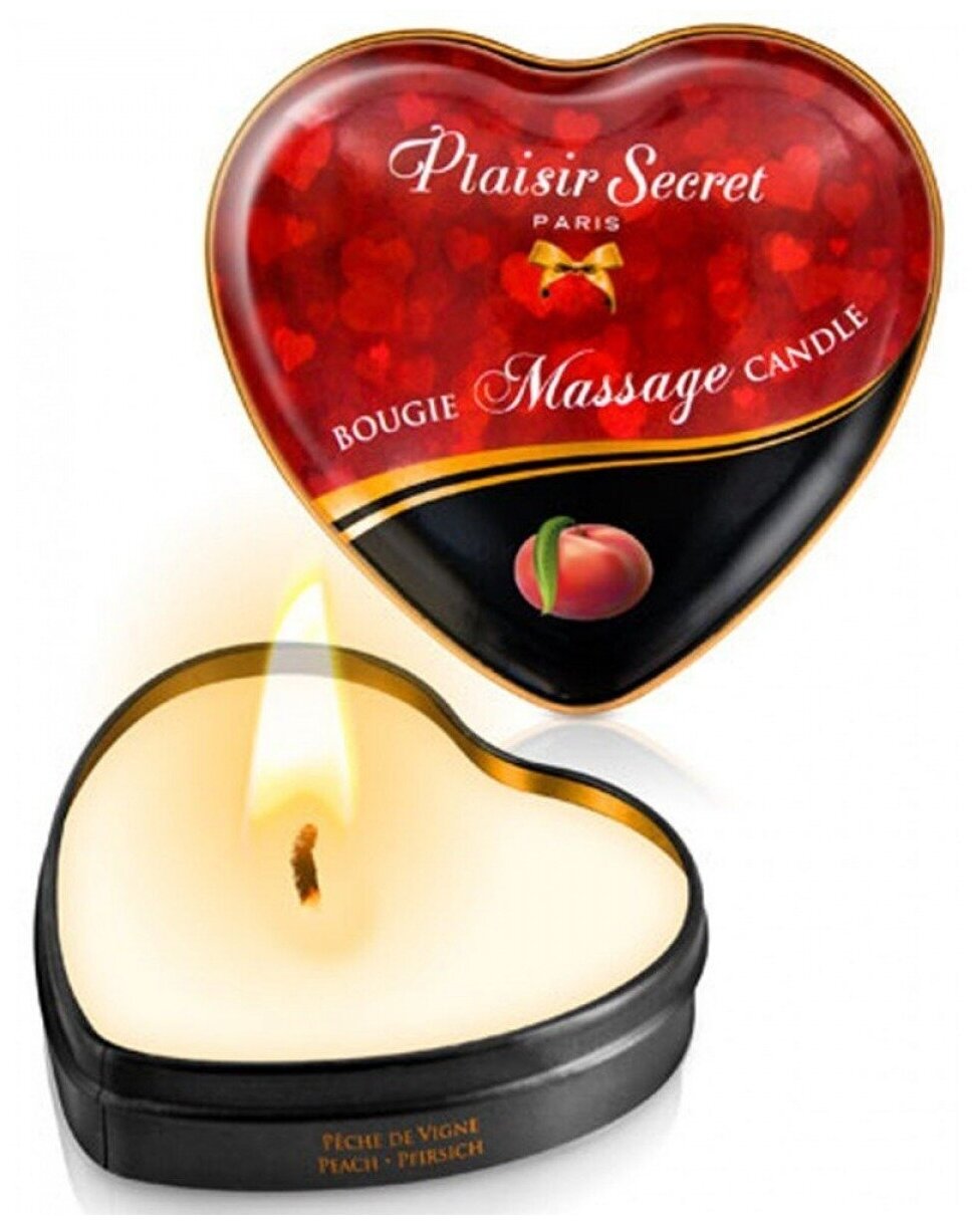 Массажная свеча с ароматом персика Bougie Massage Candle (35 мл)