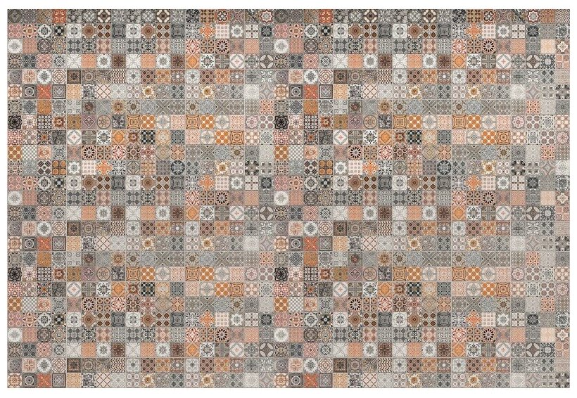 Фотообои Milan Терракотовая мозаика, M 447, 400х270 см, виниловые на флизелиновой основе