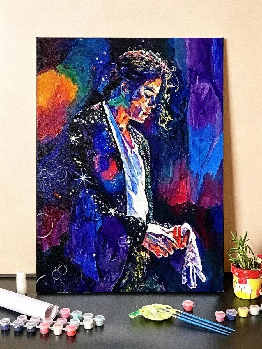 DIY картина Michael Jackson холст с фото на заказ