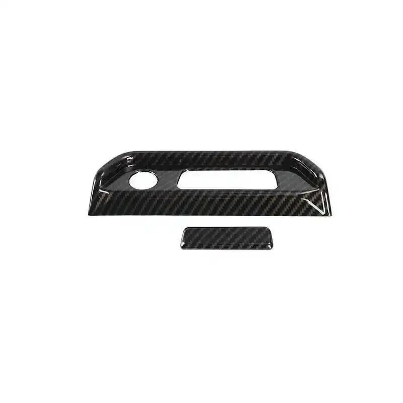 JIDIXIAN ABS автомобильный подлокотник, декоративная крышка переключателя для Carbon fiber grain