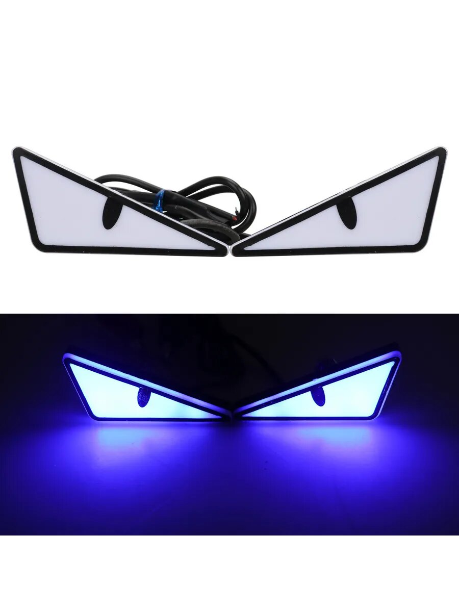 LED-подсветка номера мотоцикла Глаза демона .
