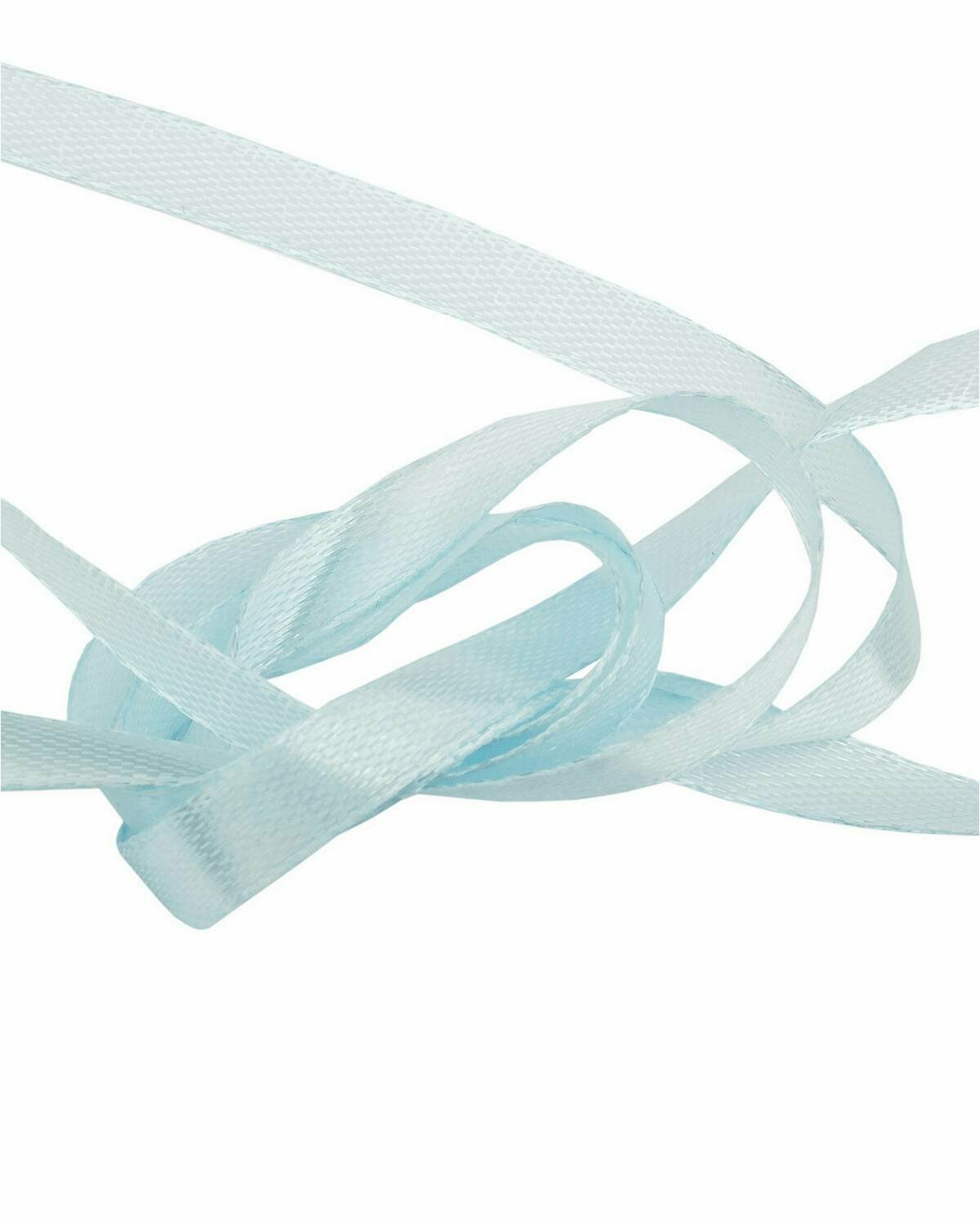 Лента атласная для вышивки, голубая, 6 мм, длина 21 м, 10 шт